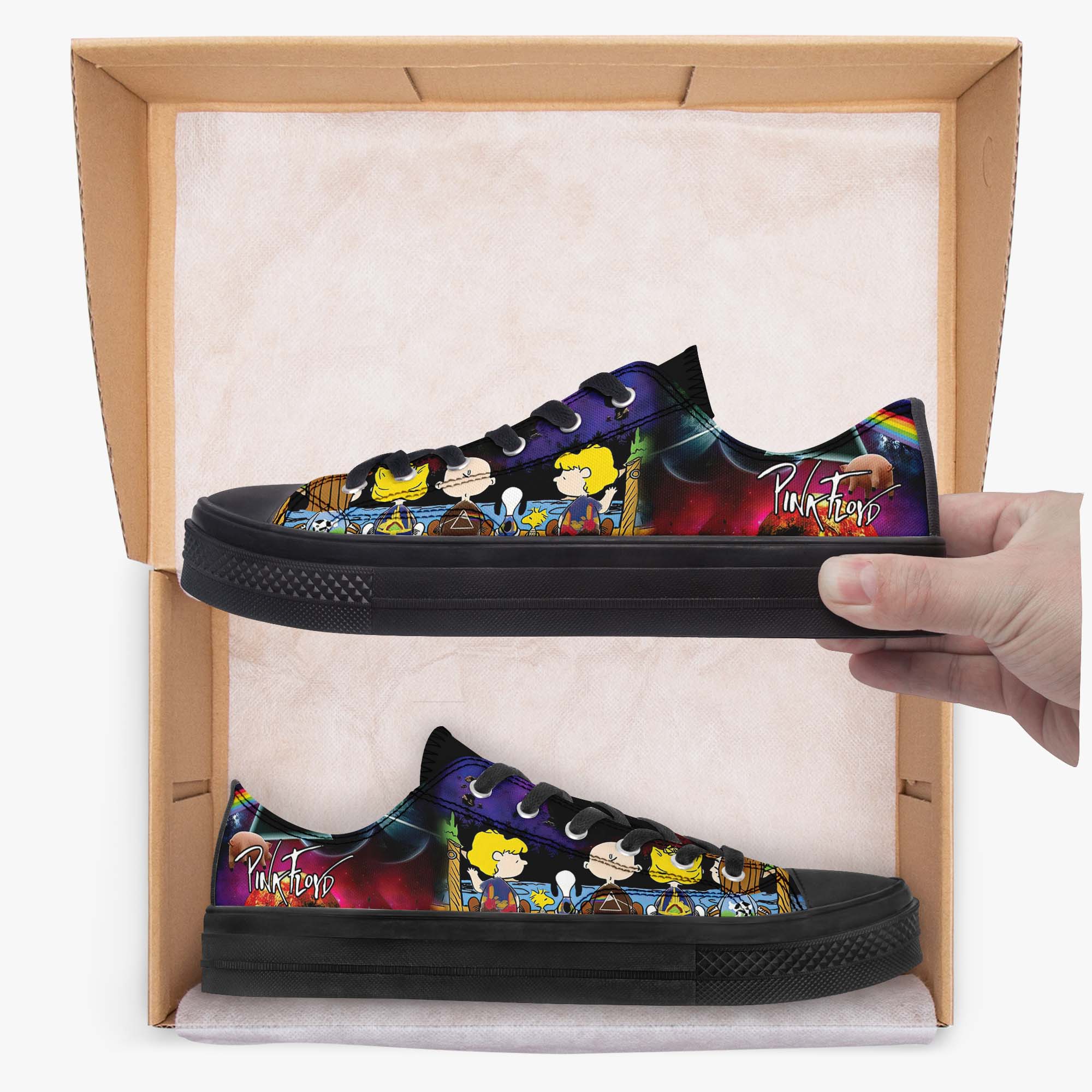 Snoopy Family Back Art Dark Side Of The Moon Eclipse - Pink Floyd ...