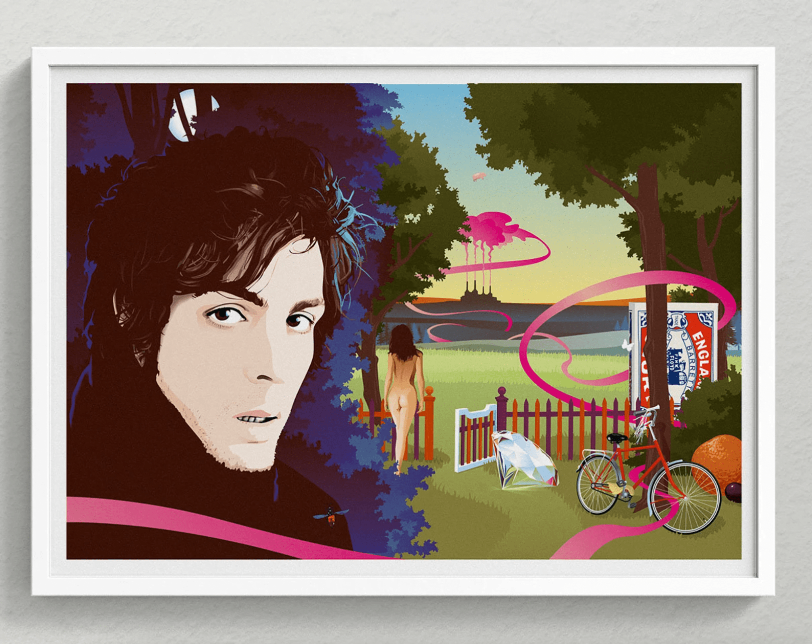 Pink Floyd Poster - Syd Barrett Shine On Art Print - OtherBrick