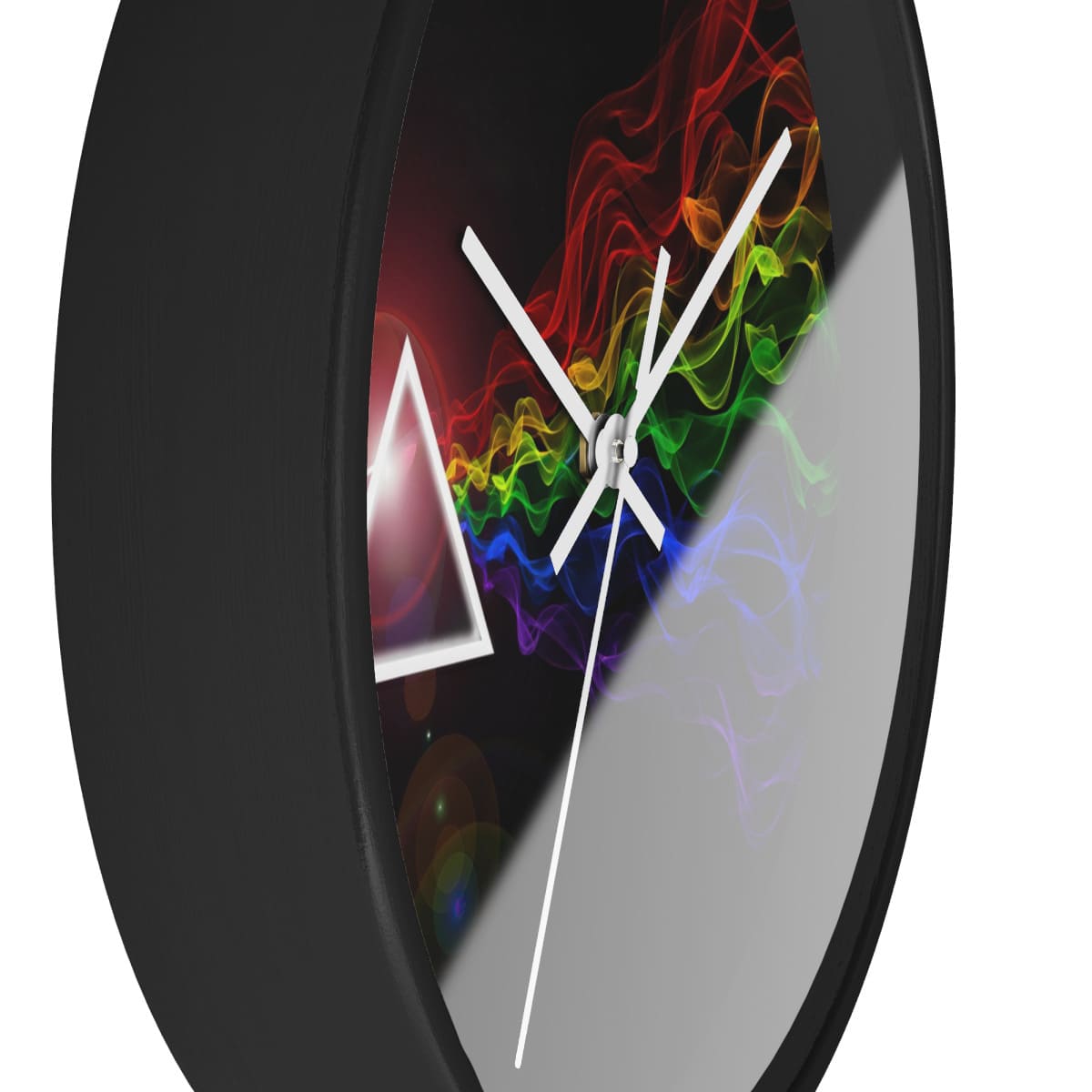 Pink Floyd Frame Clock - DSOTM Prism Rainbow Smoke Abstract Spectrum ...