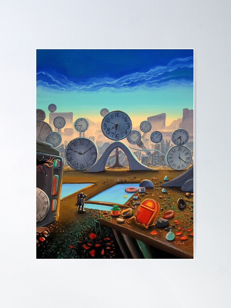 Pink Floyd Poster - Time In The World - OtherBrick